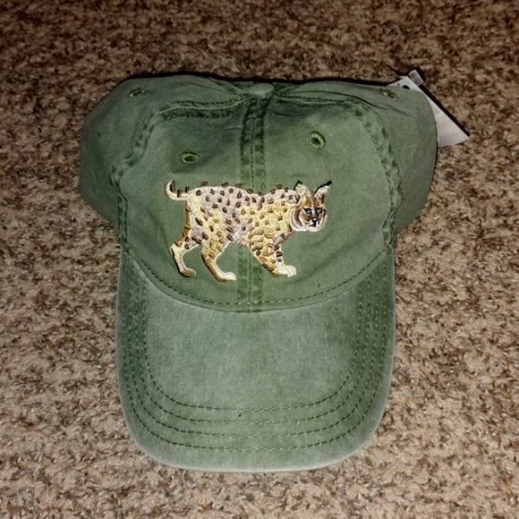 ECO Headwear | Accessories | Eco Headwear Bobcat Embroidered Strapback Hat Cap New | Poshmark